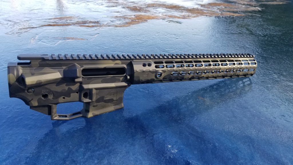 Multicam Black on Receiver – Custom Gun Coatings